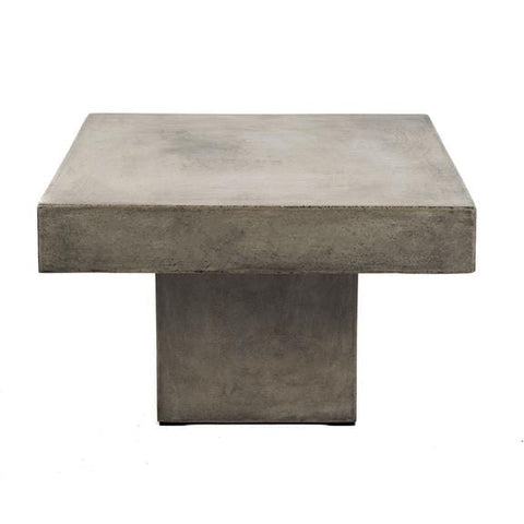 Square Concrete Coffee Table for indoor and outdoor – English Country Home