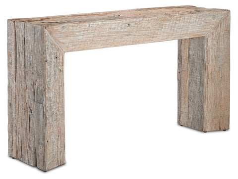 Rustic Reclaimed Wood Console Table – English Country Home