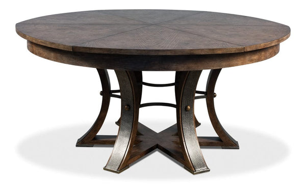 Round Expanding Dining Table – English Country Home