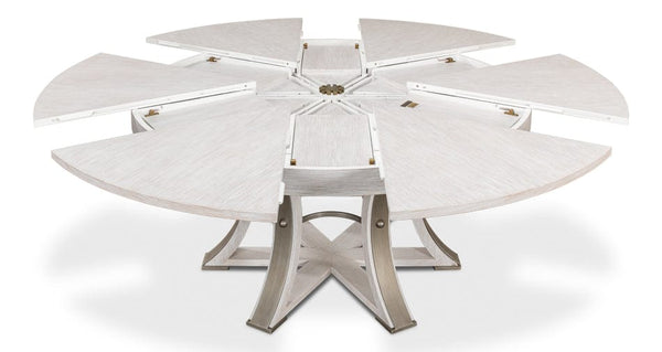 Round Expanding Dining Table – English Country Home