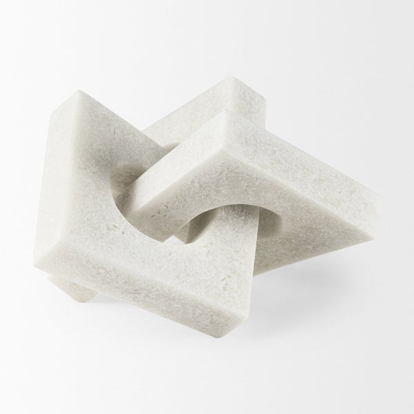 Small Granite Resin Interlocking Sculpture - 2 Sizes – English Country Home