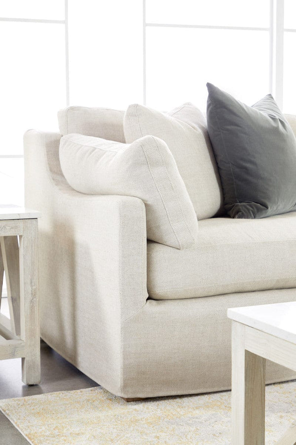 MODULAR SLIPCOVER 2-SEAT SLOPE ARM SOFA – English Country Home