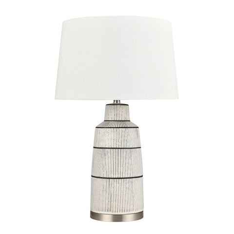 RIBBED AND STRIPED 30'' HIGH TABLE LAMP – English Country Home