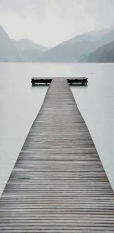 Extra Large Dock Print on Acrylic – English Country Home